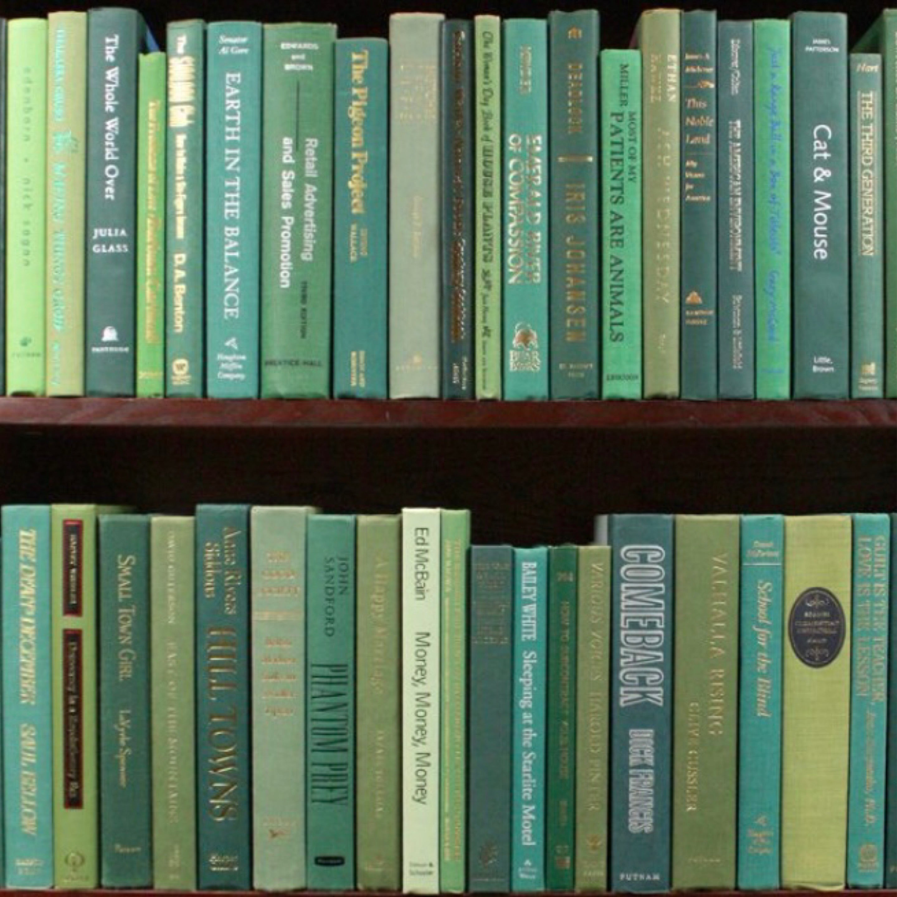 Boxed Green Colored Books | BOOKS BY THE POUND